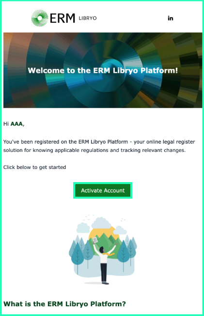 Logging in to the ERM Libryo Platform