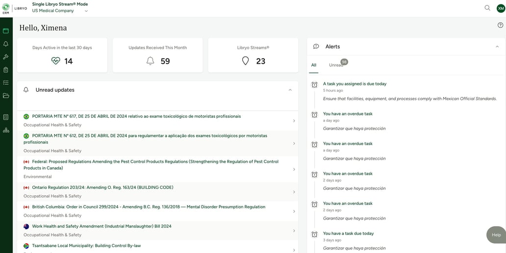 Logging in to the ERM Libryo Platform