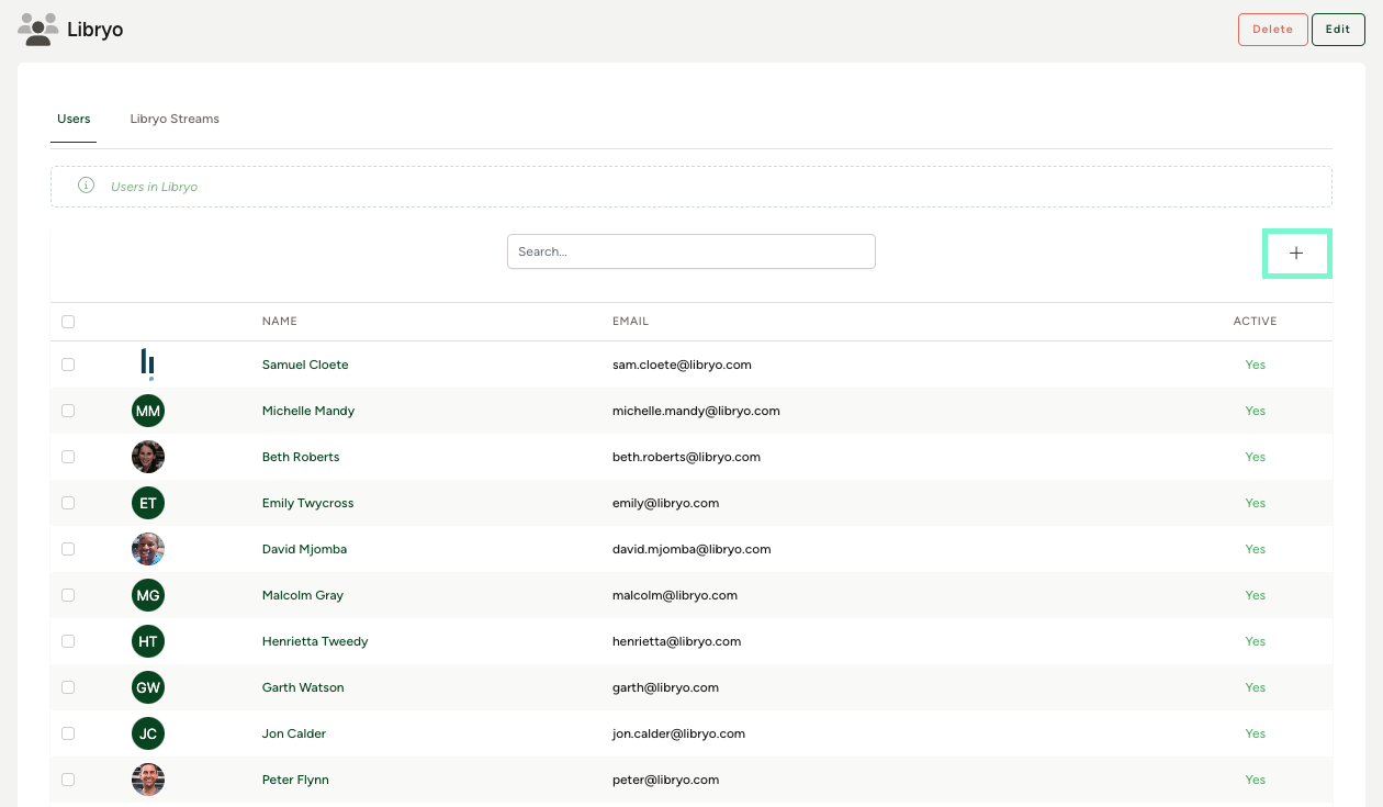 ERM Libryo User Types